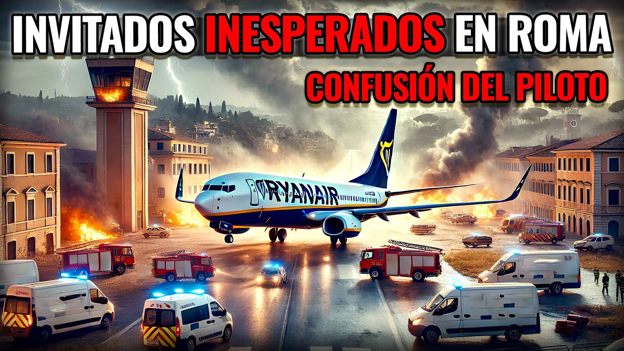 El enfrentamiento con invitados inesperados en el aeropuerto de Roma ...