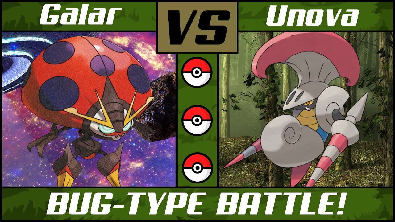 Bug Pokémon Battle - GALAR vs UNOVA (Pokémon Sword/Shield) - YouTube