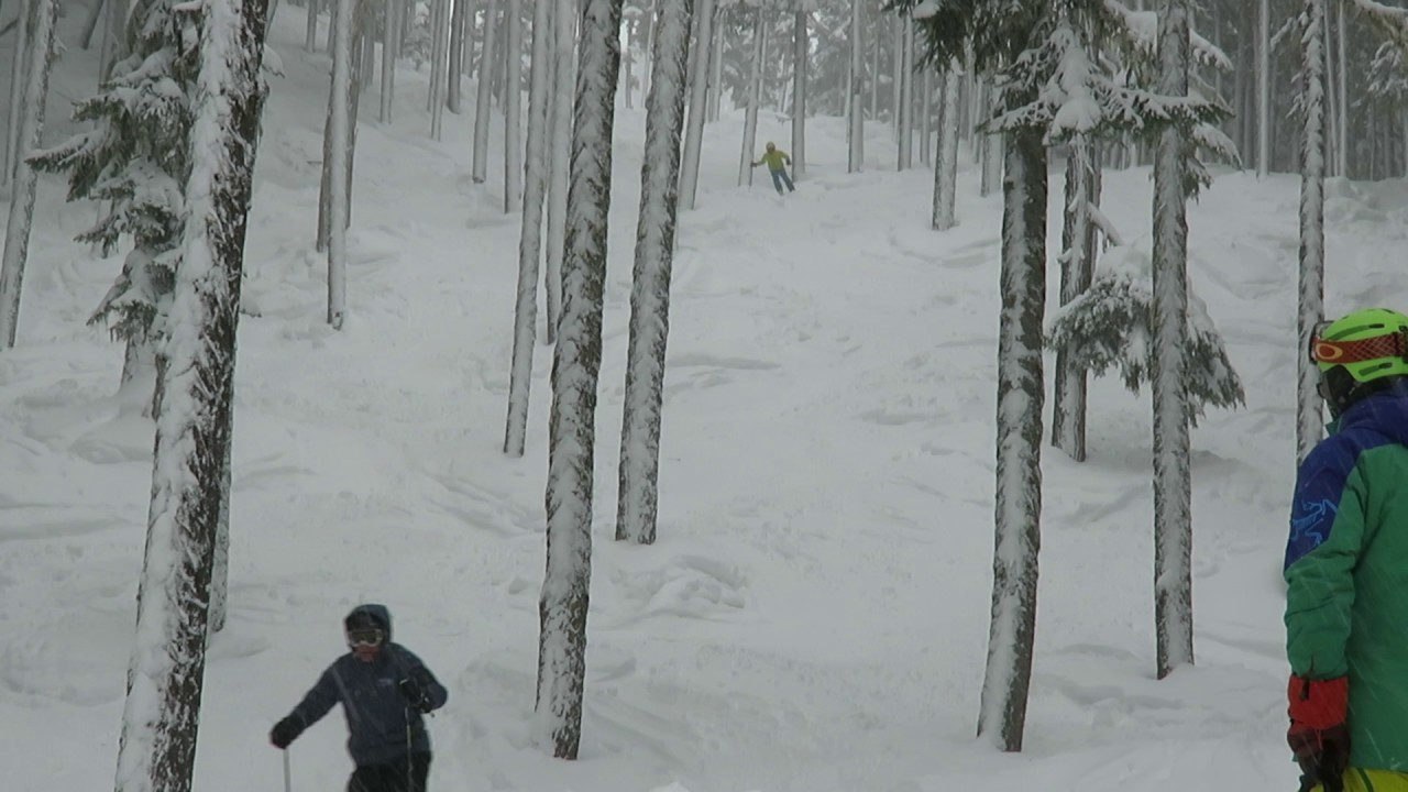Robin Calitri and Peter Isaia skiing Side Order at Whistler - YouTube
