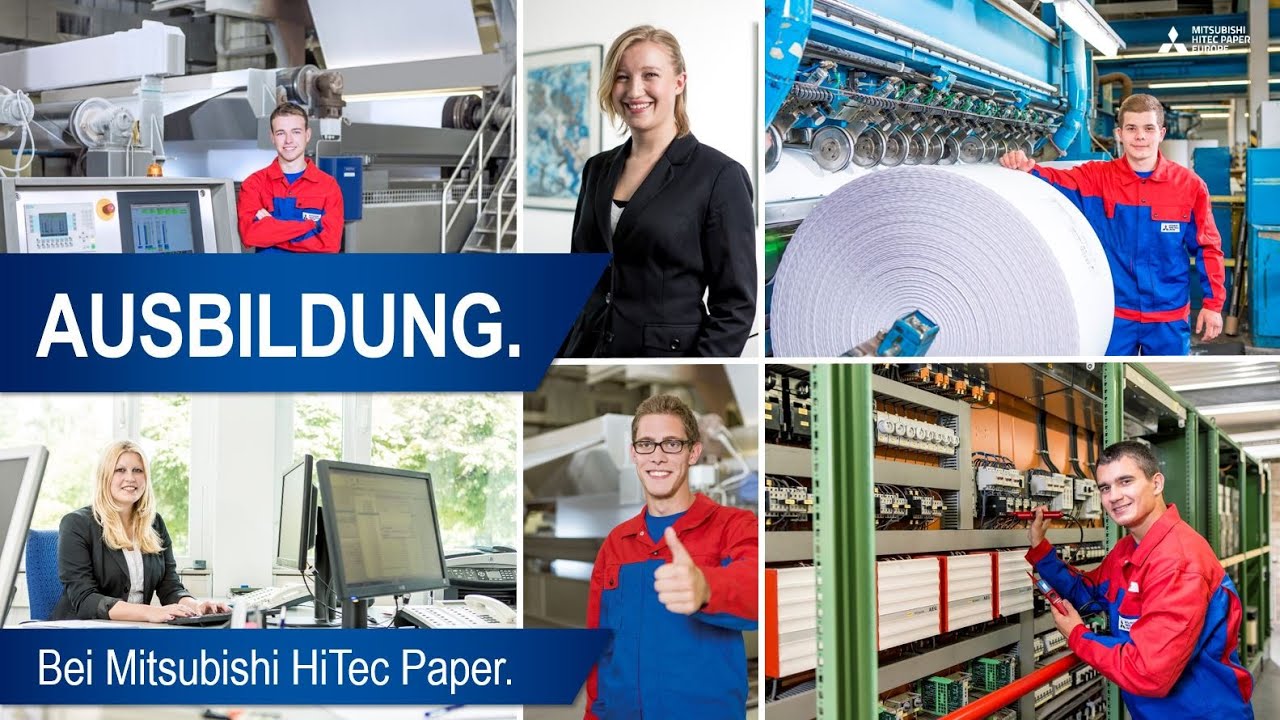 Ausbildung bei Mitsubishi HiTec Paper in Bielefeld - YouTube