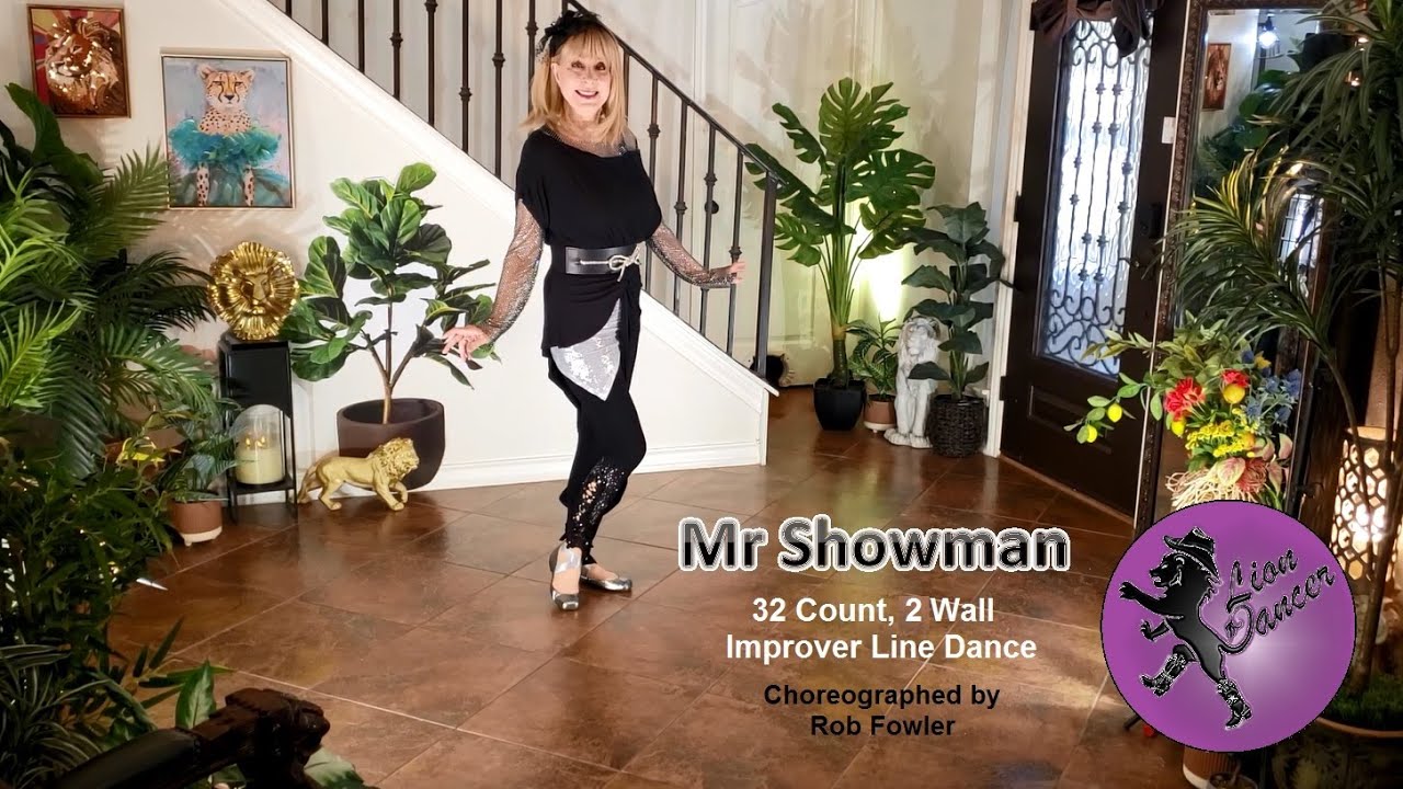 Mr Showman Improver Line Dance - YouTube