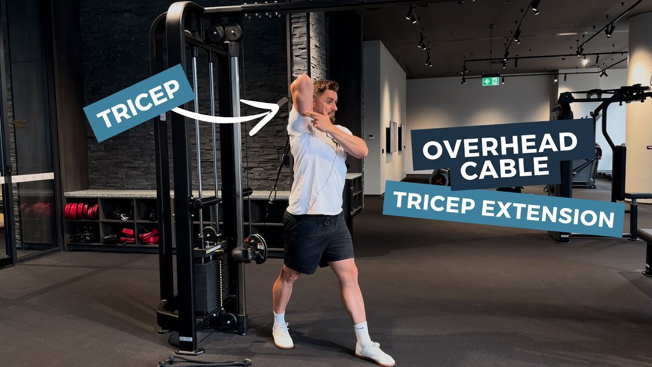 Overhead Cable Tricep Extension - For Beginners - YouTube