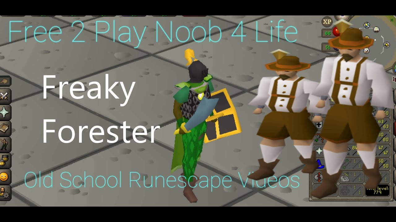 Old School RuneScape Random Event Guide - Freaky Forester - YouTube