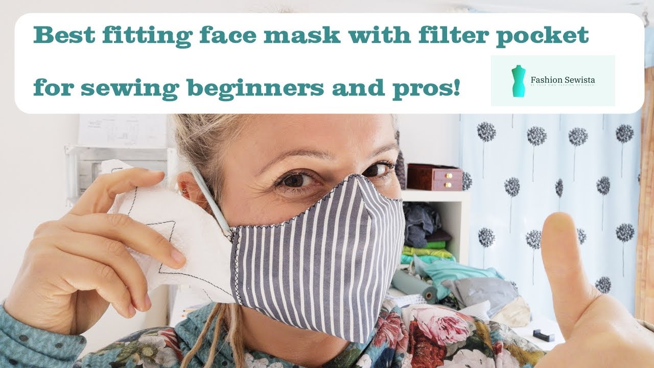 Face mask sewing tutorial - YouTube
