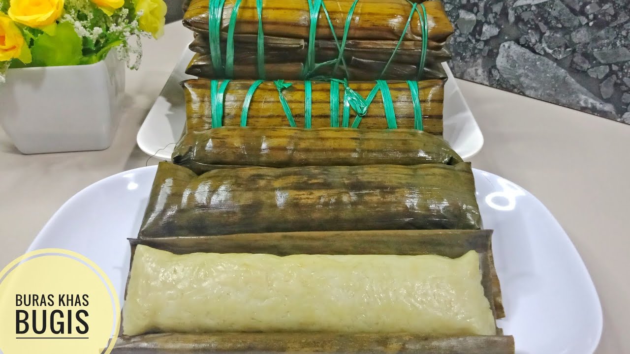 Cara membuat buras khas bugis enak dan gurih - YouTube