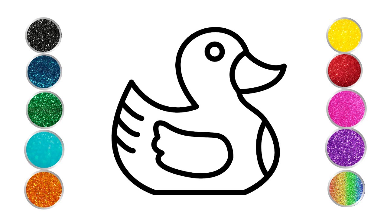 How to Draw a duck Cartoon easy And step by Step for Beginners - YouTube