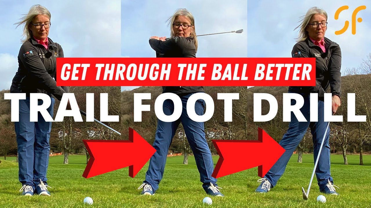 Get THROUGH THE BALL better - Trail foot drill - YouTube