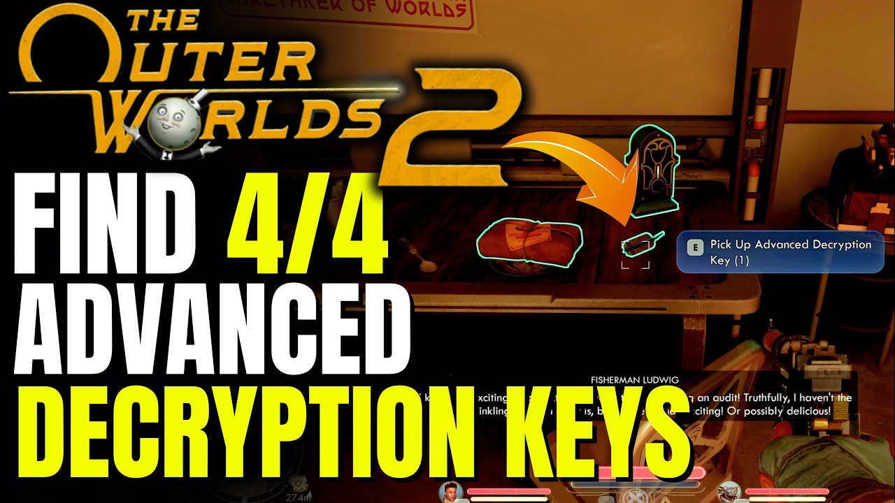 Where To Find 4 Advanced Decryption Keys Paradise Island | THE OUTER ...