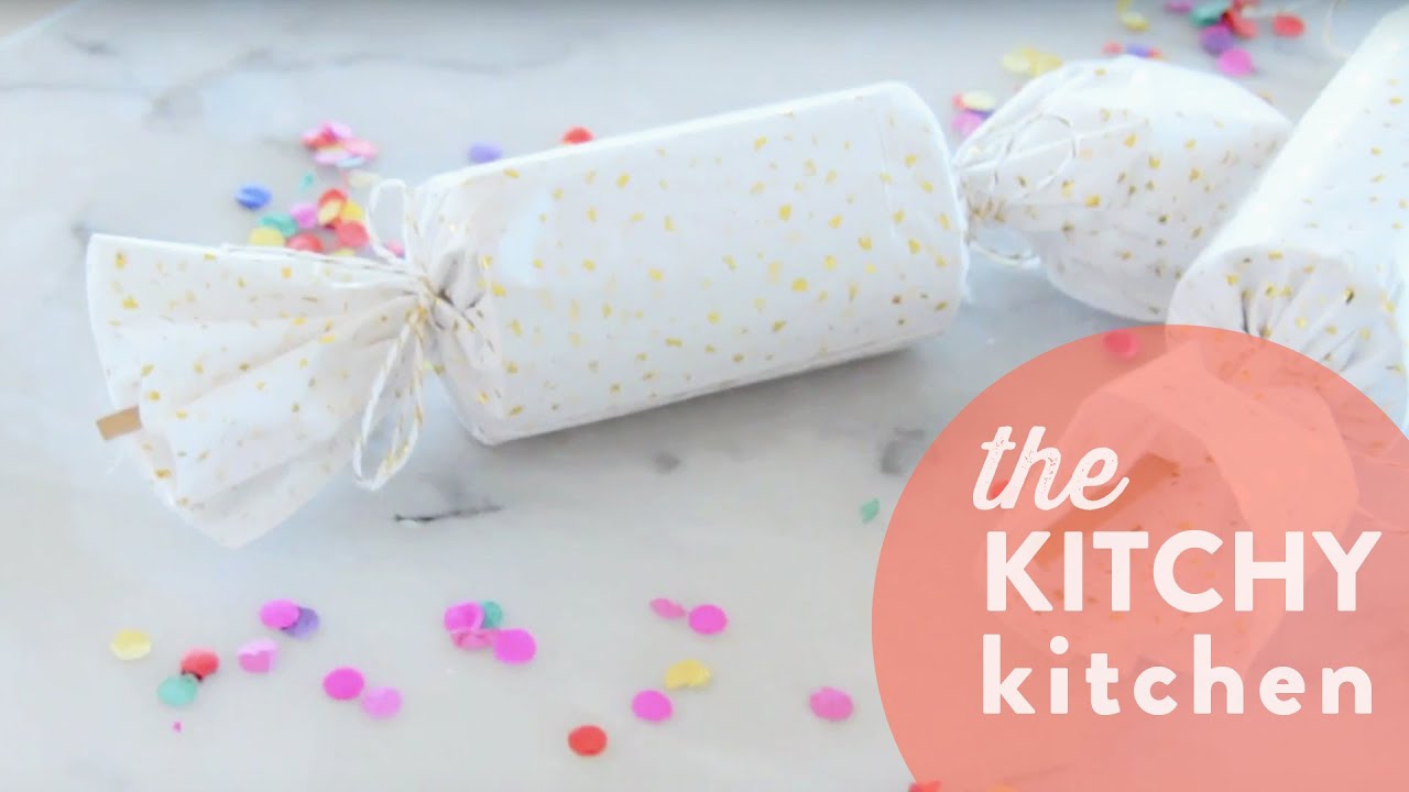 How to Make DIY Party Poppers // Living Deliciously - YouTube