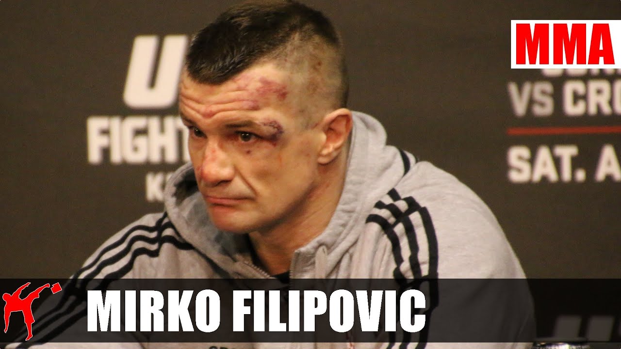 Mirko Filipovic after UFC Fight Night 64 - YouTube