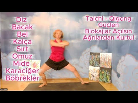 15 Dakika Güçlen Ağrılardan Kurtul Taichi Qigong Isınma Hareketleri Diz Kalça Omuz Karaciğer Mide
