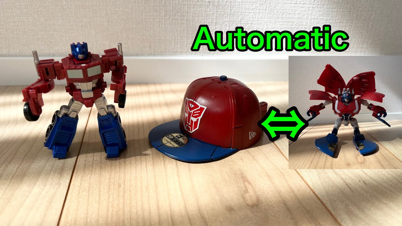 Amazing Japanese TOY. Transformers: A Baseball cap transforms a Robot ...