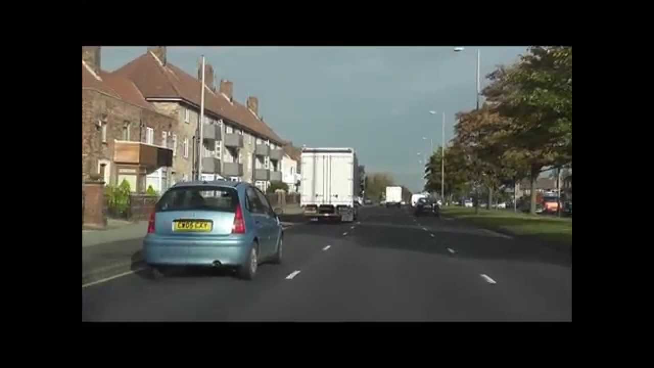 Driving on Queens's Drive in Liverpool , England - YouTube