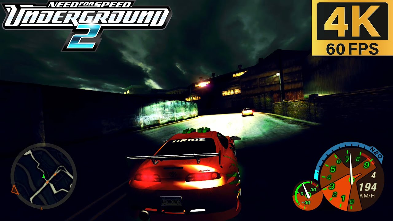 NFS: Underground 2 - Stage 3 - Part 9 - Toyota Supra - Tuned - 4K 60FPS ...