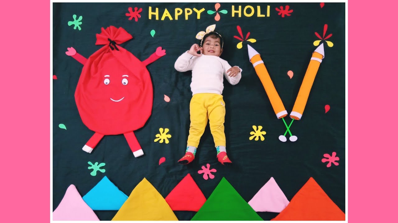 Holi Special Baby Photoshoot Ideas At Home Diy Baby Photoshoot holi-special-baby-photoshoot-ideas-at-home-diy-baby-photoshoot