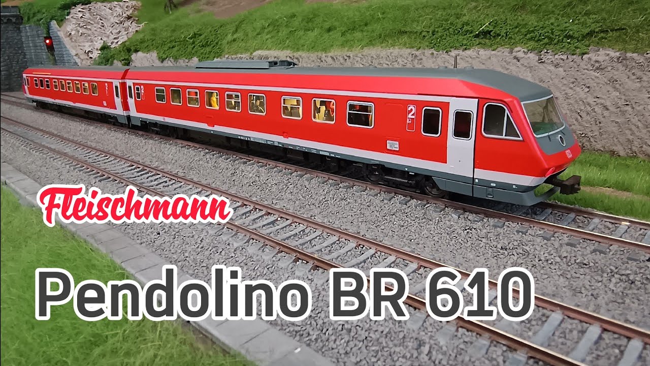 Pendolino BR 610 der DB AG von Fleischmann mit ESU Loksound 5. BR 218 ...