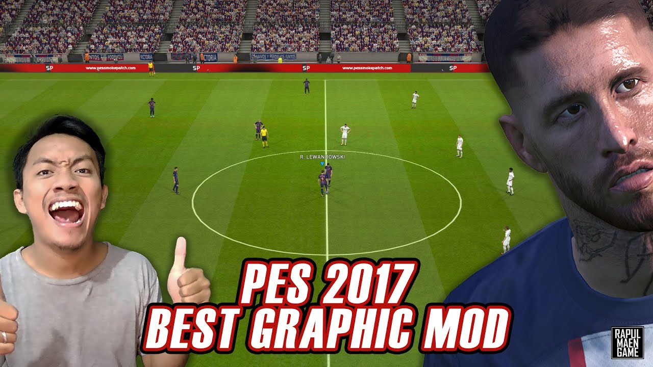 PES 2017 BEST GRAPHIC MOD 2023 AIO - PES 2017 PC GAMEPLAY - YouTube