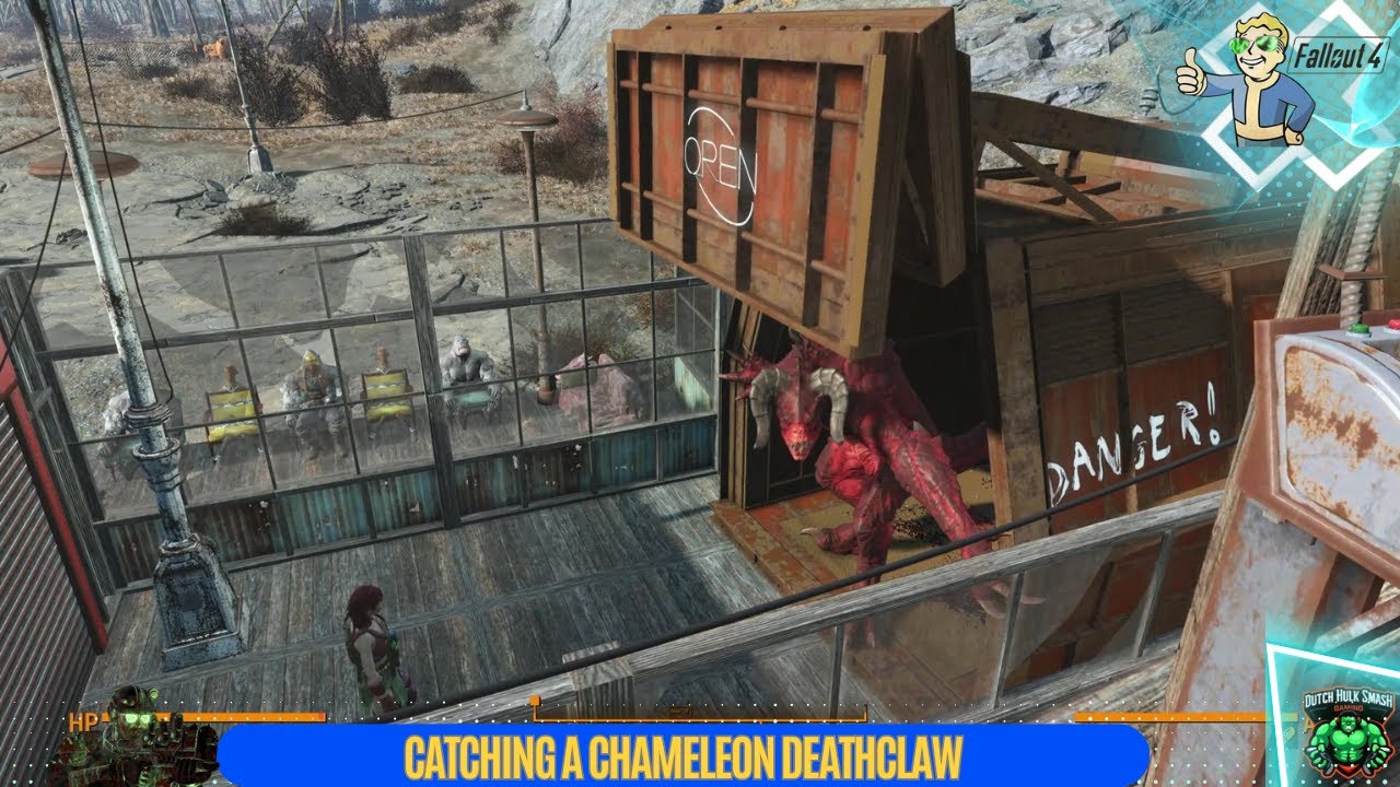 Catching a Chameleon Deathclaw in Fallout 4 Next Gen run. - YouTube