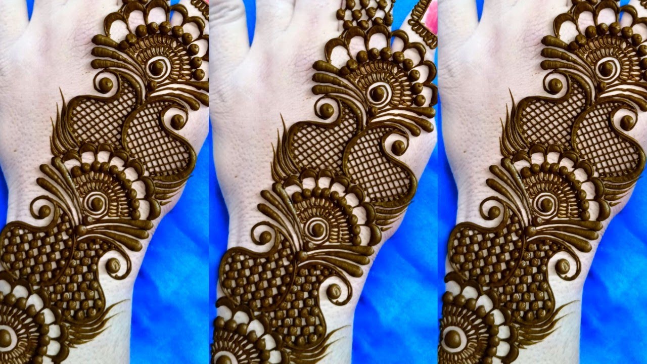 Eid mehndi/New Trending Mehndi Design 2024//Latest Mehndi Laga//How To ...