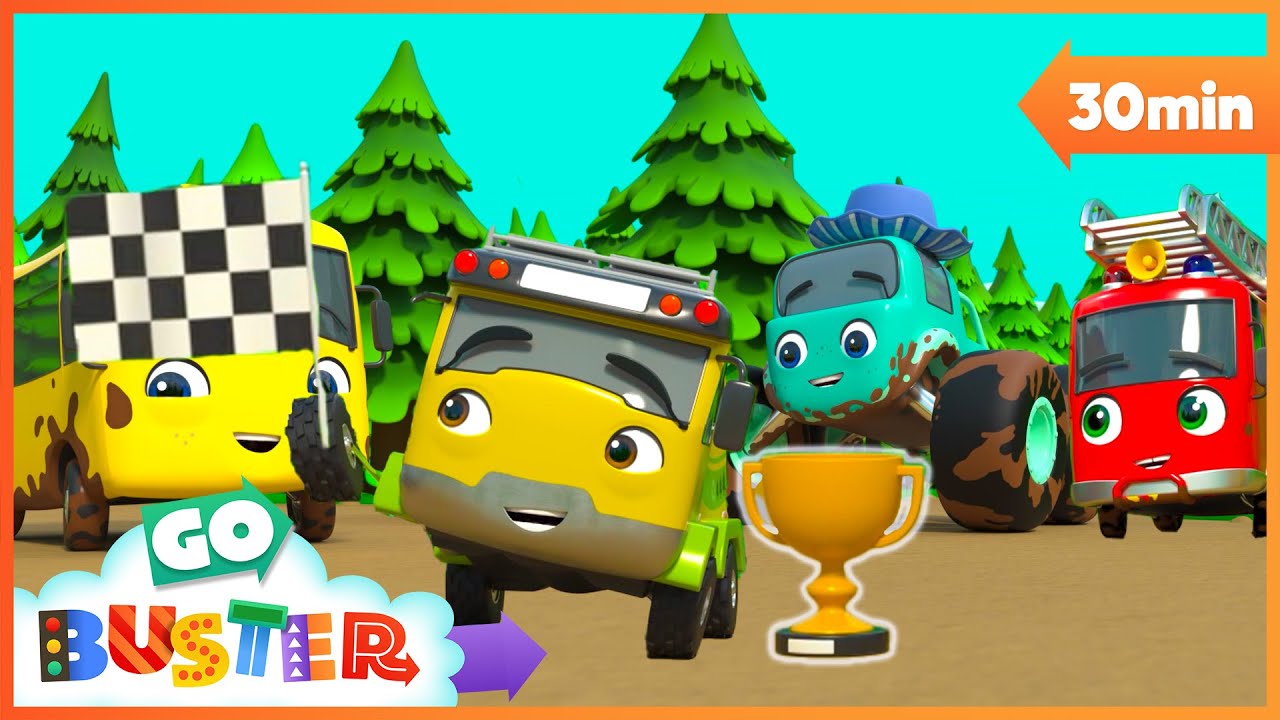Buster Goes on an Adventure | Go Buster! | Funny Cartoons & Songs for ...