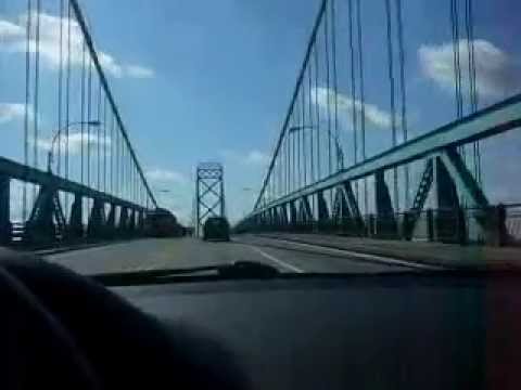 AMBASSADOR BRIDGE NEW RAMP - YouTube
