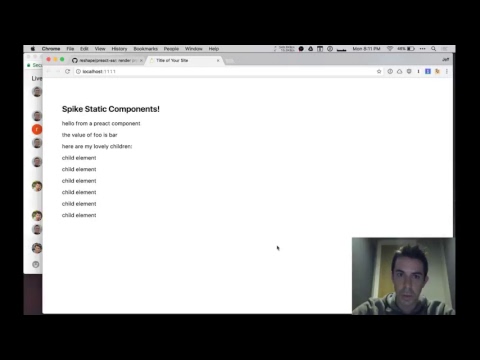 Preact Static Components - YouTube