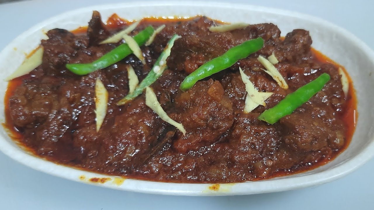 MASALA gosht recipe| sukha gosht masaledar - YouTube