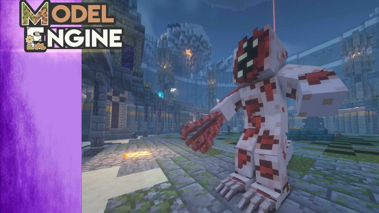 【Minecraft】襲擊型喪屍 ⊹ ModelEngine Horror Mob - YouTube