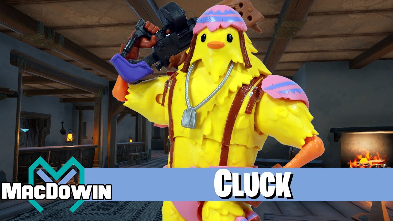Cluck Fortnite Action Figure | 6" Hasbro - YouTube