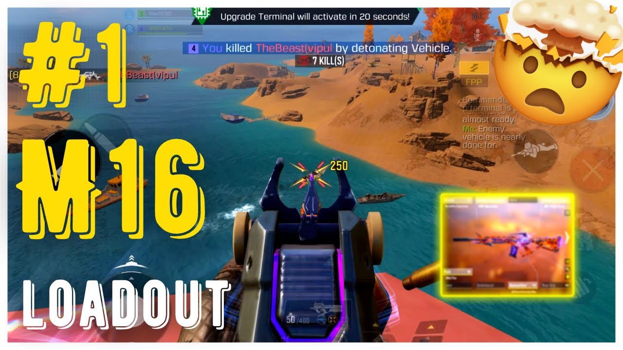 CRUSH the Competition with this Pro M16 Auto Gunsmith in COD Mobile Battle Royale🥵 - YouTube