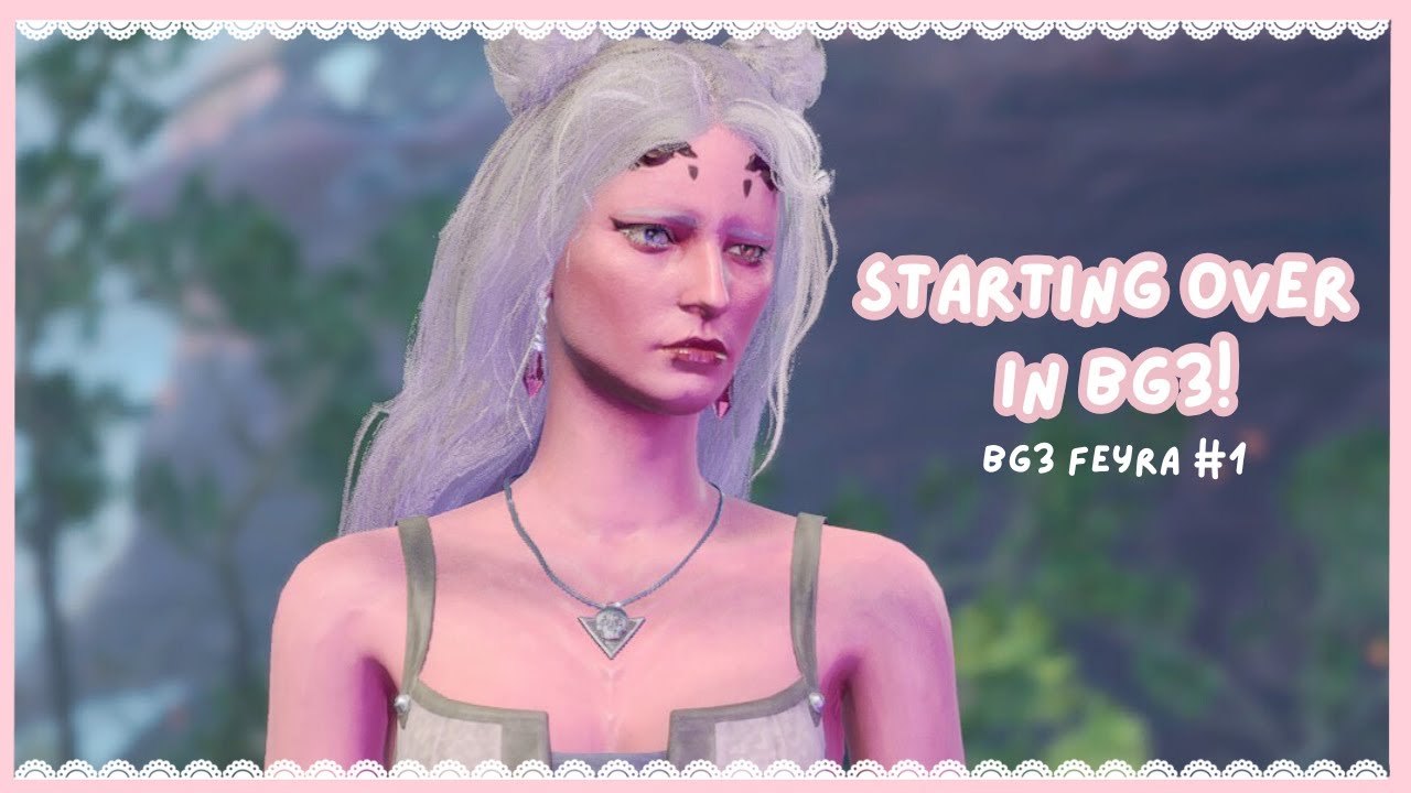 Making a new BG3 character! 🏰 💕 - YouTube