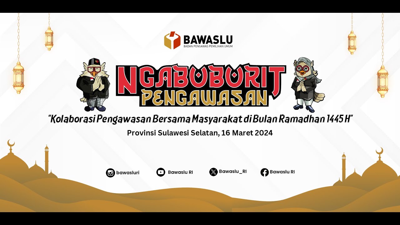 NGABUBURIT PENGAWASAN DI BAWASLU PROVINSI KALIMANTAN SELATAN - YouTube