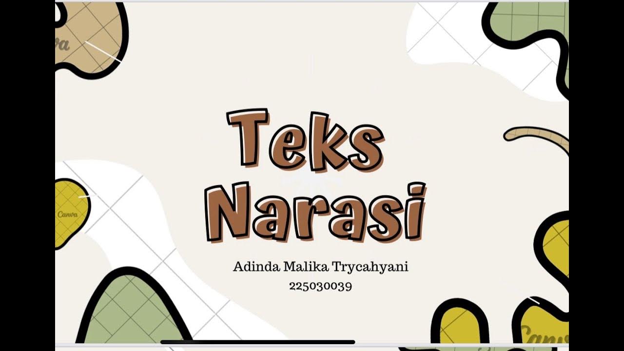 MATERI PEMBELAJARAN TEKS NARASI | VII SMP/MTs - YouTube