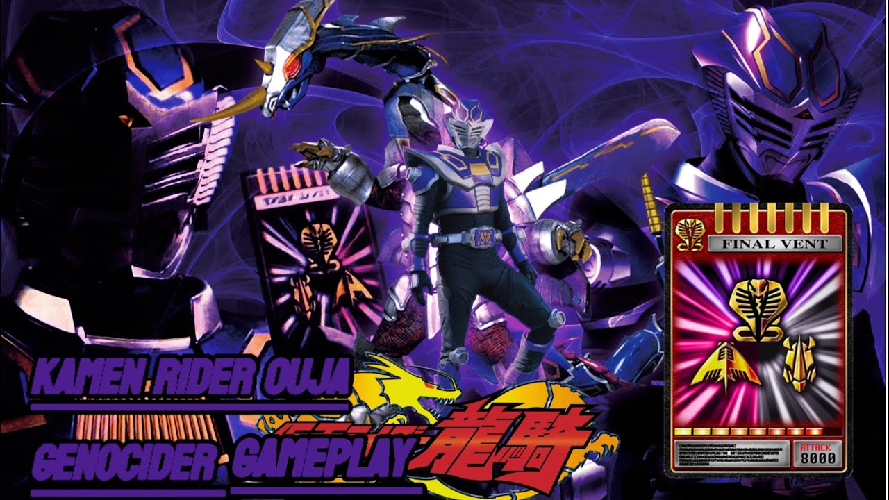 Kamen Rider Ryuki [PS1] - Genocider (Ouja) #KamenRiderRyuki #KamenRider ...