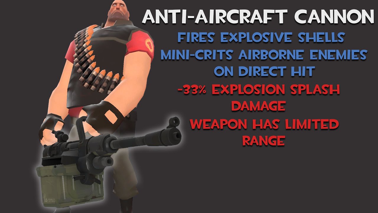 TF2: Classic 2.1 New Weapon - Anti-Aircraft Cannon - YouTube
