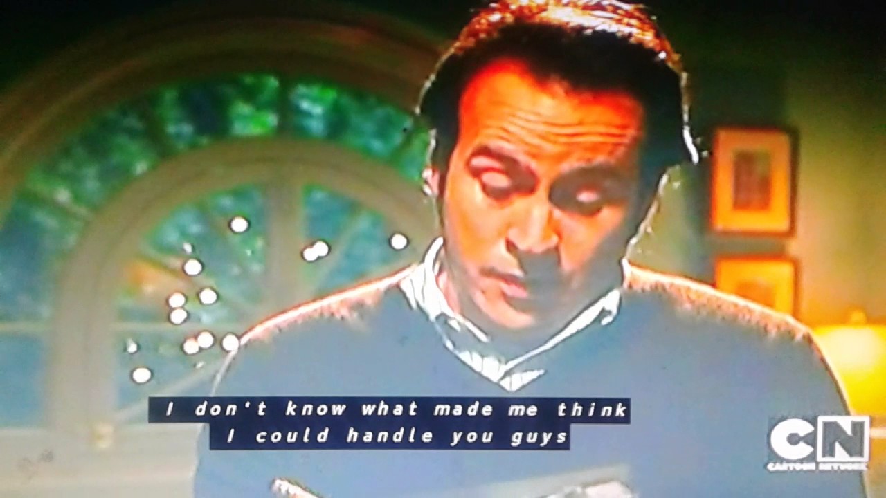 Dave seville writing a important sad paper for hurting the chipmunks ...