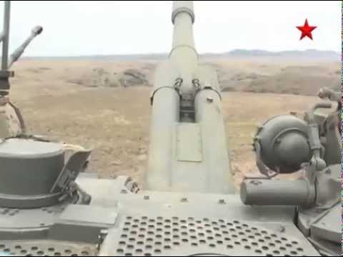 152-mm self-propelled howitzer, "MSTA-S" - YouTube