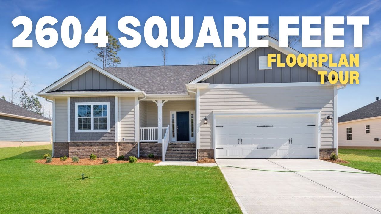 2604 Floorplan Tour | 4 Bed 3 Bath - YouTube