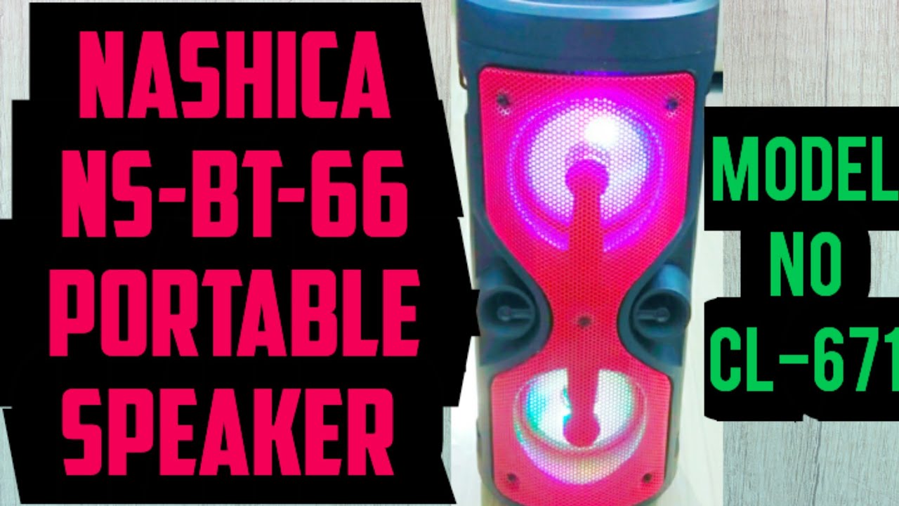 NASHICA NS-BT-66 // Portable Speaker #music #powerbox #speaker #music ...