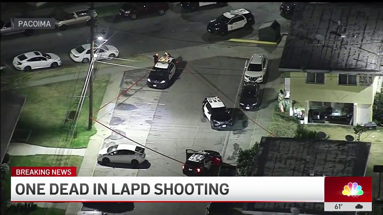 One dead in LAPD shooting in Pacoima - YouTube