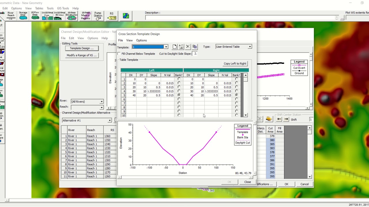 Channel Design Tool Hec-RAS - YouTube
