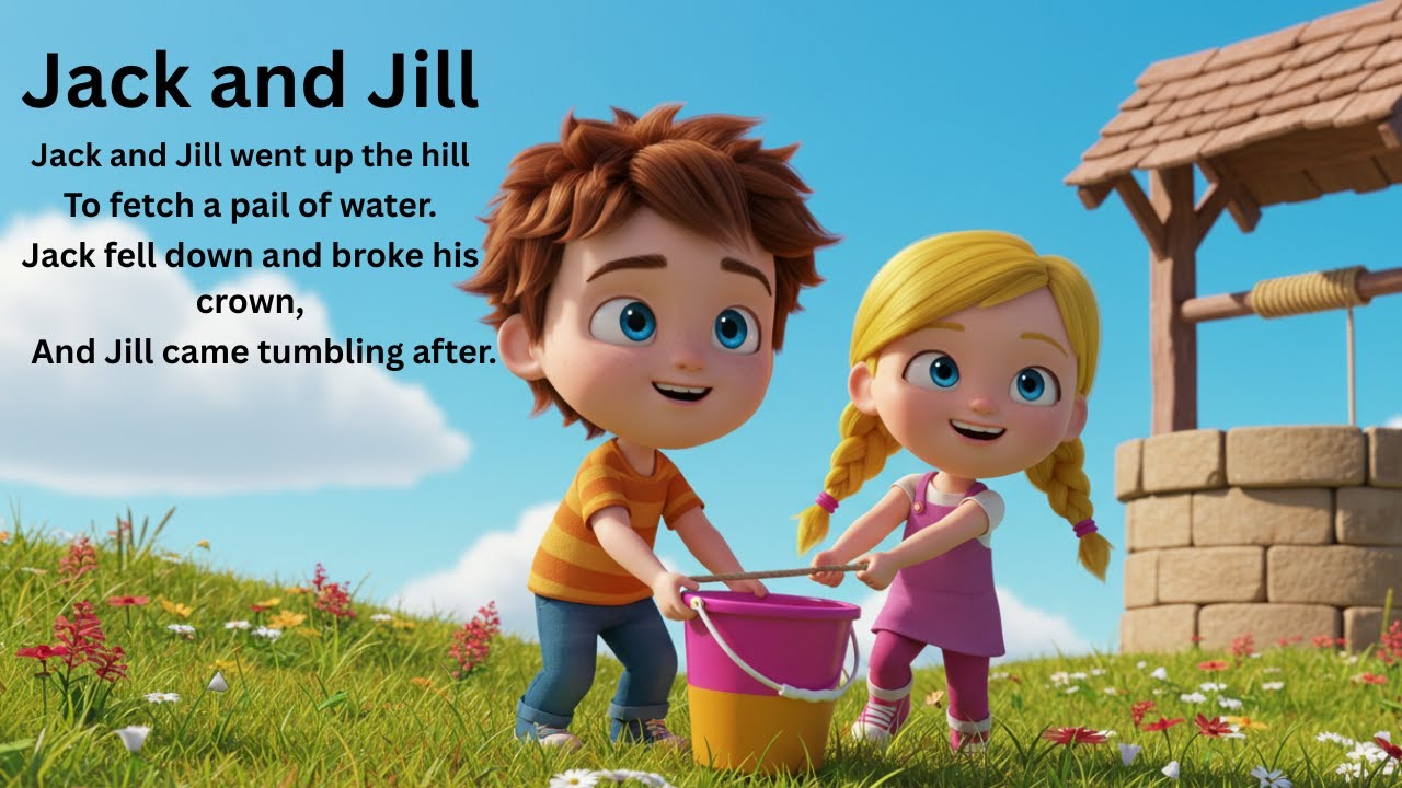 jack and jill nursery Rhymes - YouTube