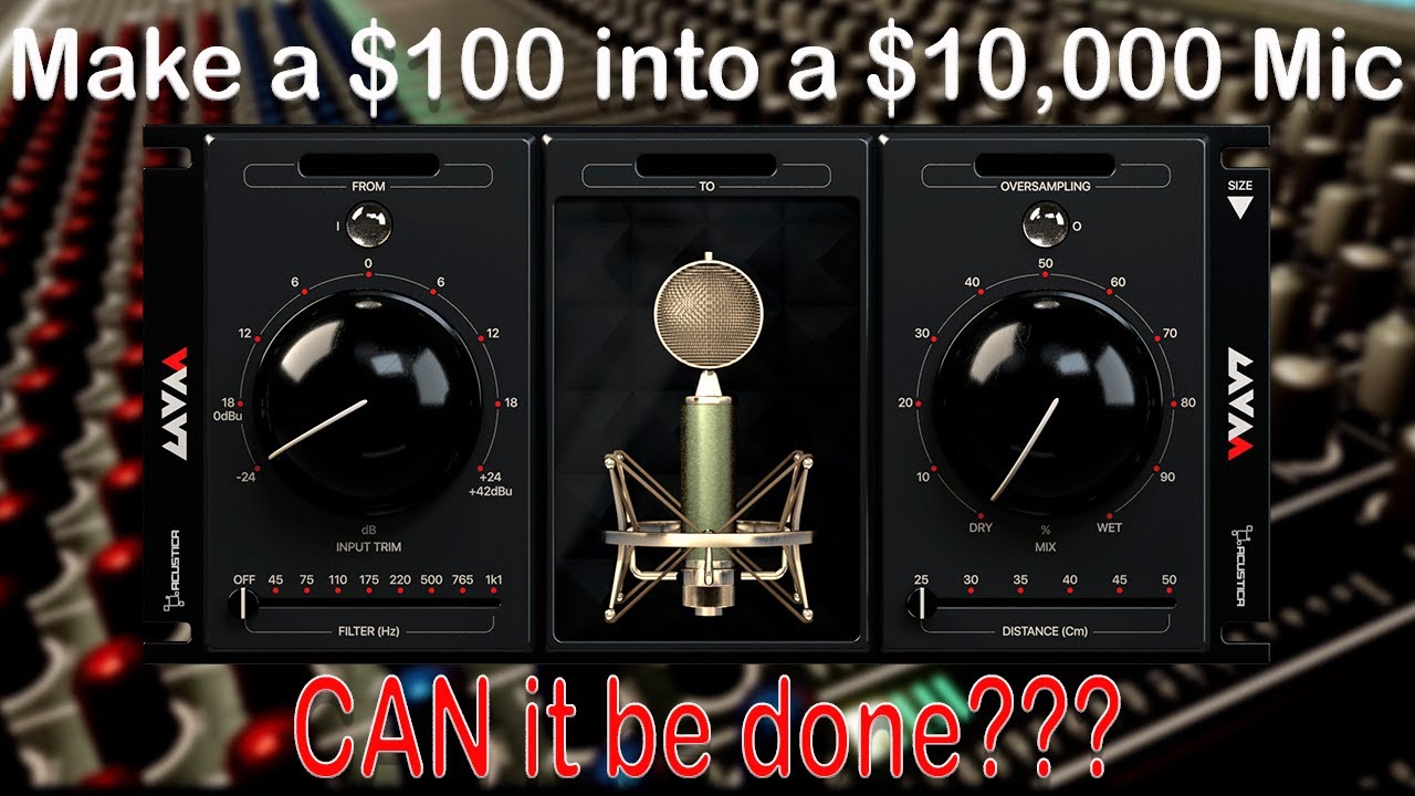 Turn a Shure SM58 into a Neumann U67? Acustica Audio Lava Review. Model ...