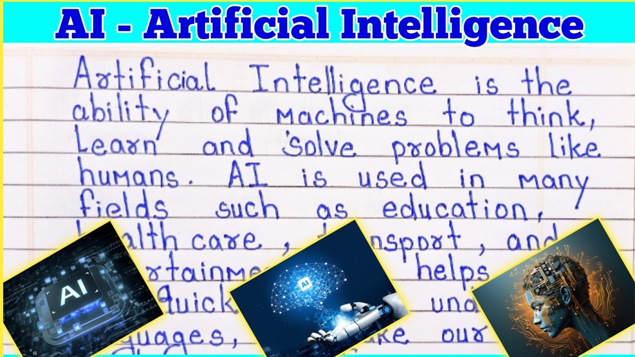 English Essay on Artificial Intelligence | Write Essay on AI ...
