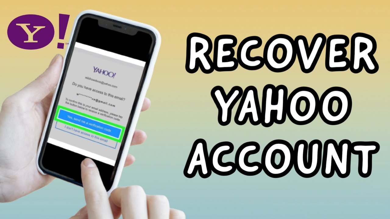 How to Recover Your YAHOO Account - YouTube