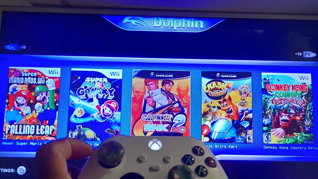 DOLPHIN EMULADOR XBOX SERIES X /S.TESTANDO JOGOS - YouTube