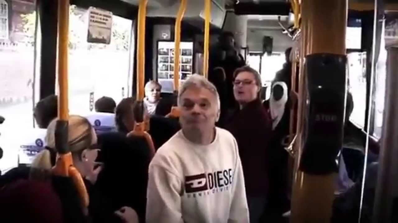 A bus driver gets surprised in his birthday as he was busy and couldn't ...