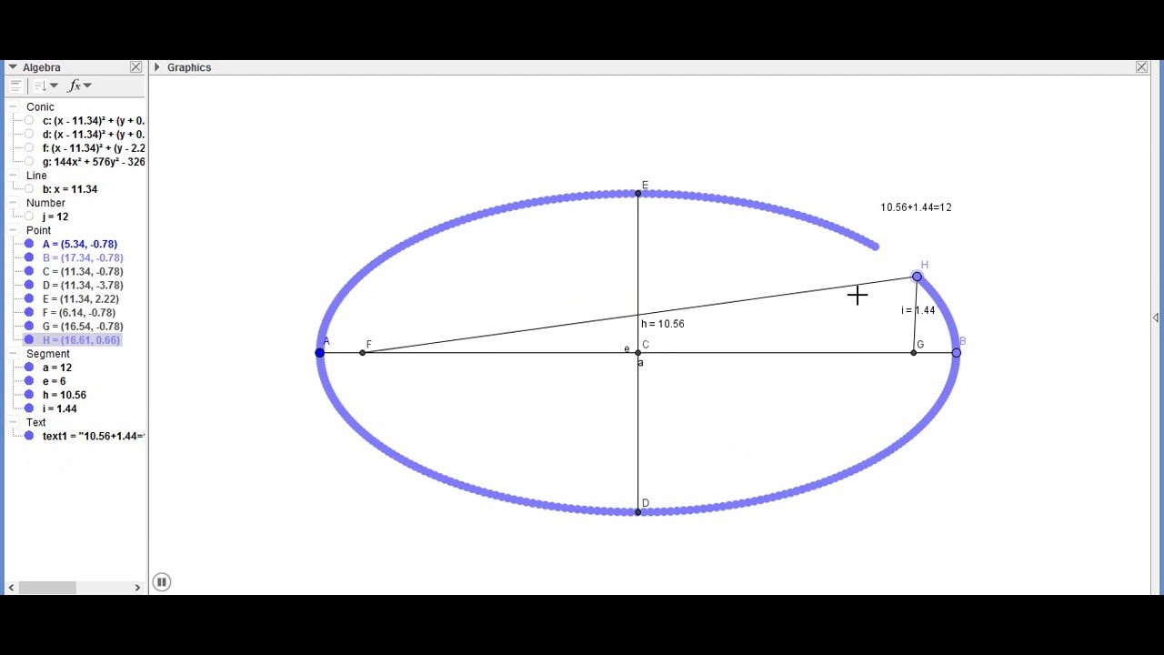 Week 5 Lab 2 Principles of an Ellipse as a Locus - YouTube