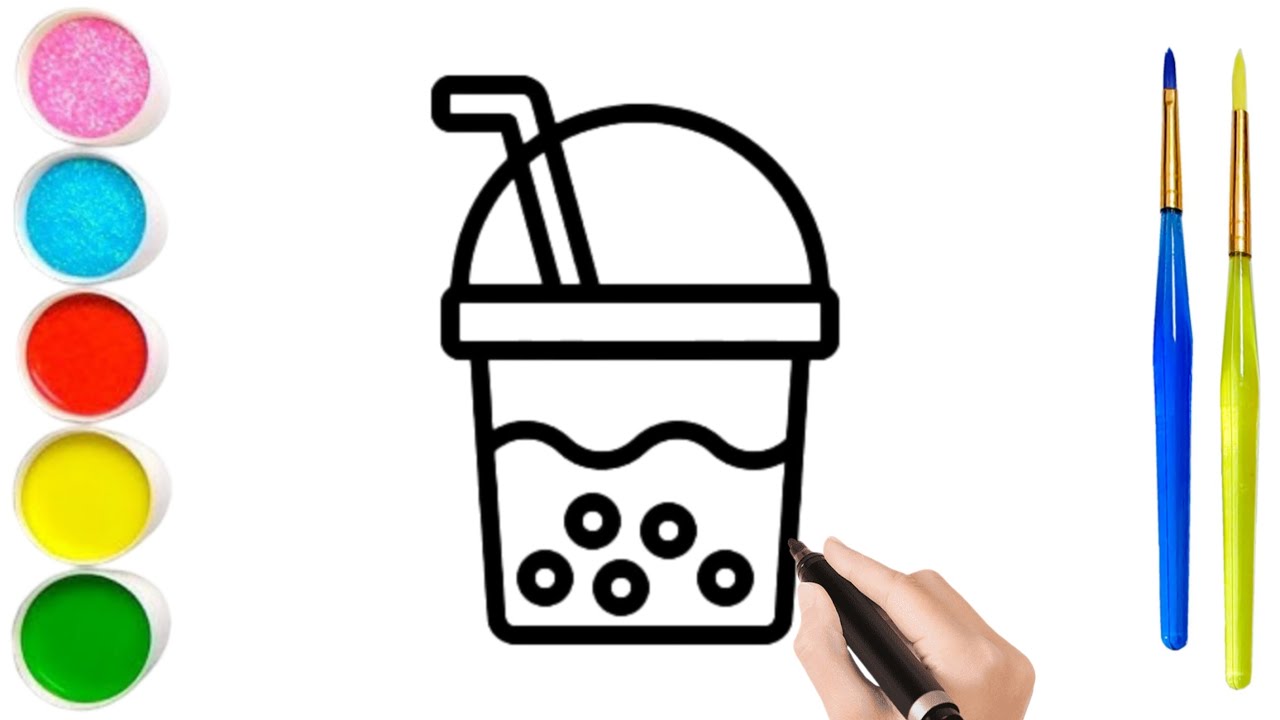HOW TO DRAW A COLD DRINK FOR BEGINNERS | DRAWING FOR BEGINNERS ...