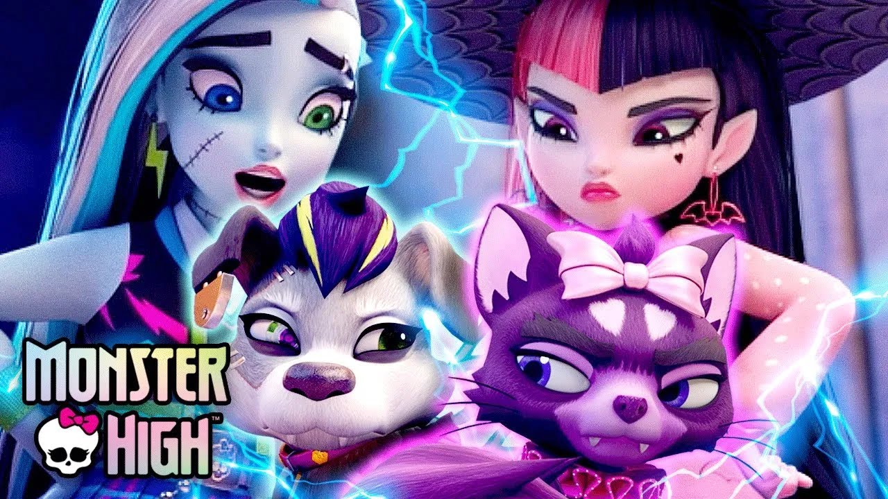 Frankies And Draculauras Haustiere Werden Von Menschen Gefangen Monster High™ Deutsch Youtube